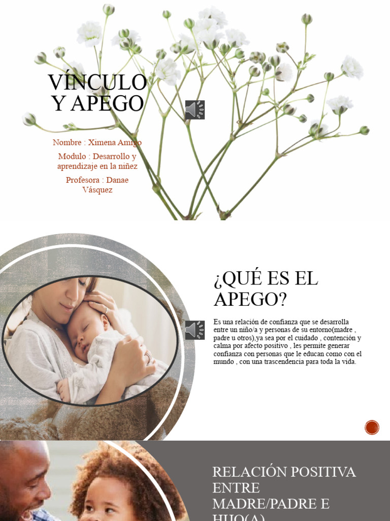 Vinculo y Apego 1 | PDF | Teoría de apego | Adultos