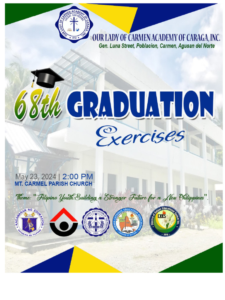 Program Cover (Graduation Exercises | PDF