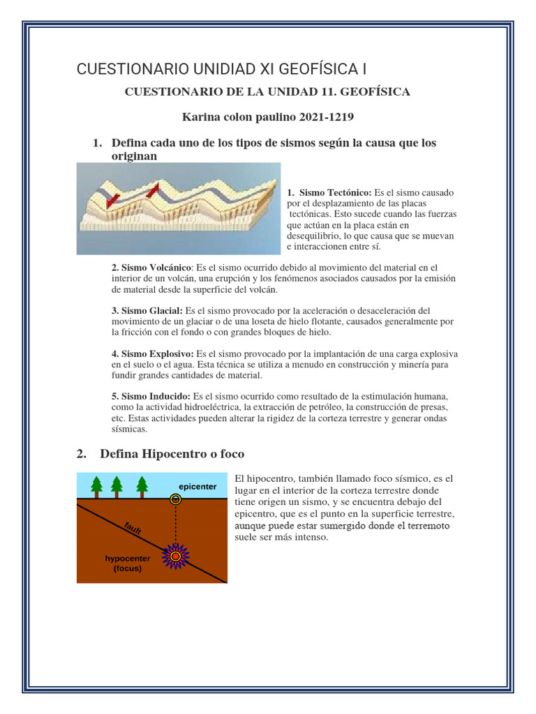 Los Sismos | PDF | Temblores | Sismología