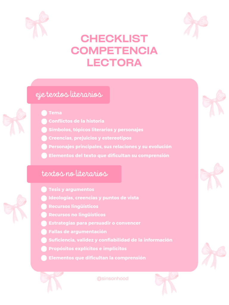 Checklist Paes (Versión Coquette) | PDF | Biología Celular) | Ecuaciones