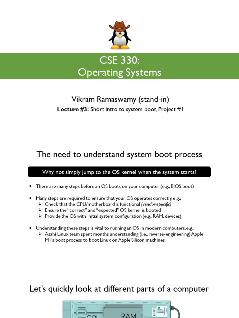 #3 (System Boot + Project #1) | Download Free PDF | Booting | Bios