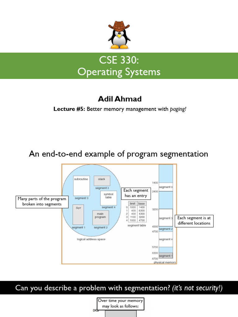 Memory Management with Paging Explained | PDF | Office Equipment ...