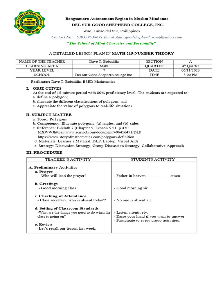 DAVE-BOBADILLA-DLP-Ploygons | PDF | Shape | Polygon