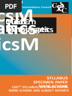 CSEC Mathematics Textbook | PDF