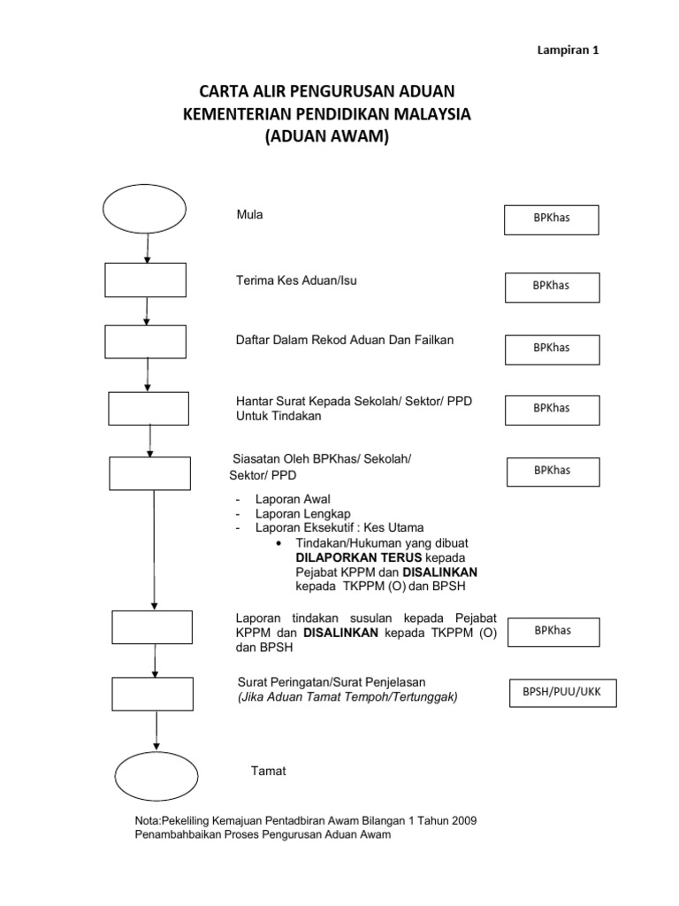 Carta Alir Aduan | PDF
