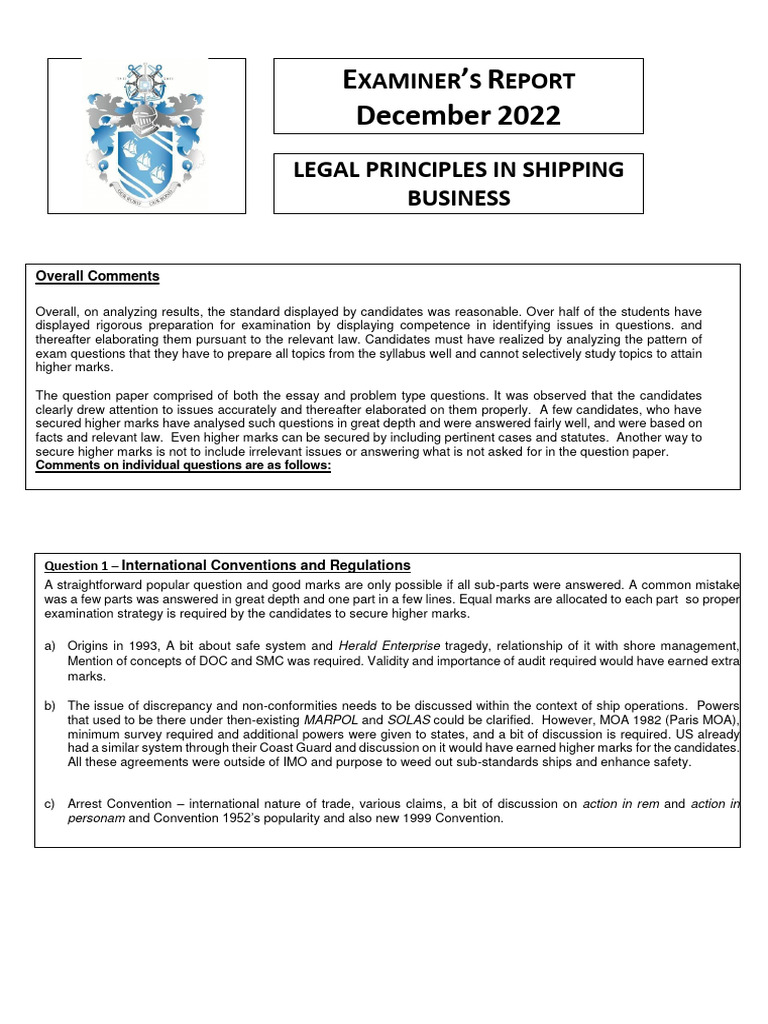 Lps Report | PDF | Bill Of Lading | Alternative Dispute Resolution