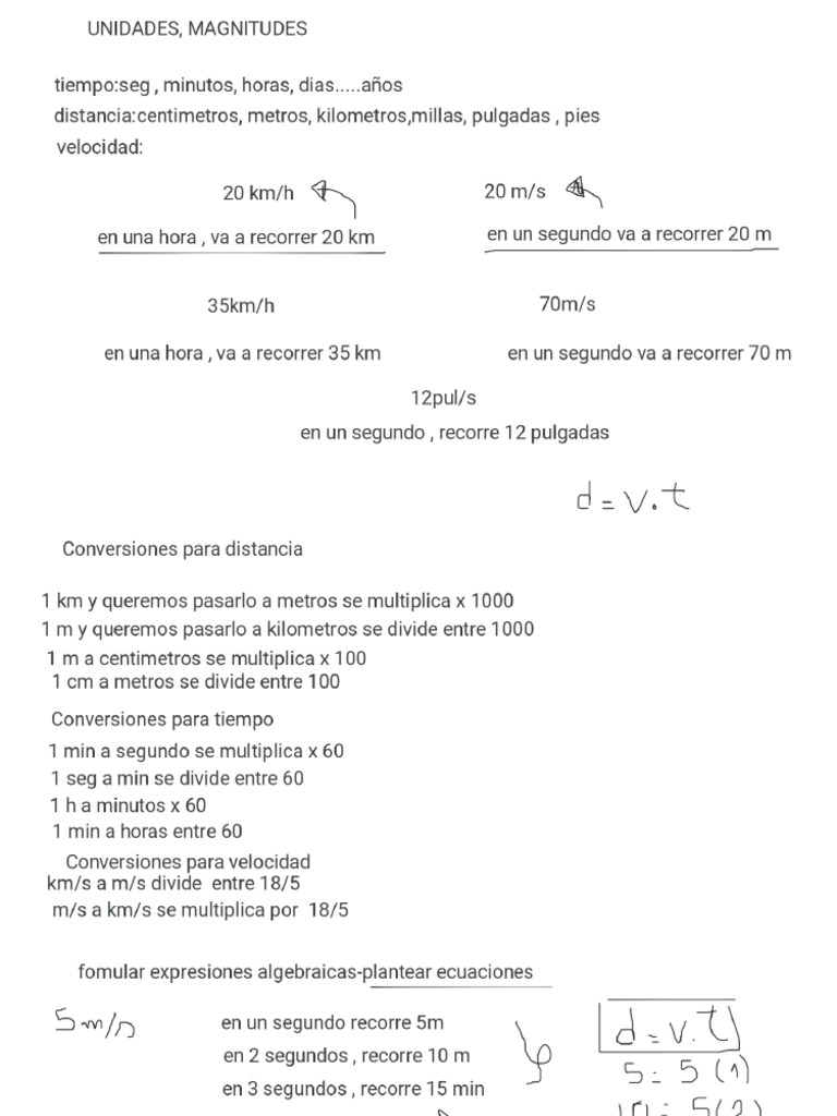 Repaso Mru | PDF