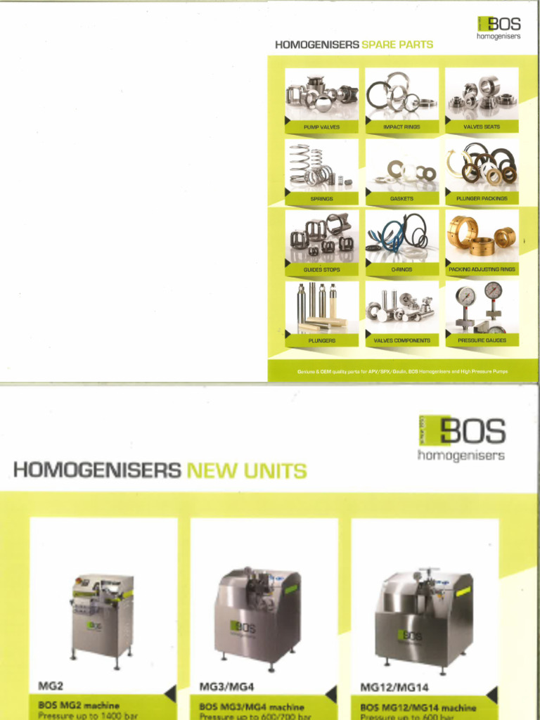BOS Homogenizer | PDF