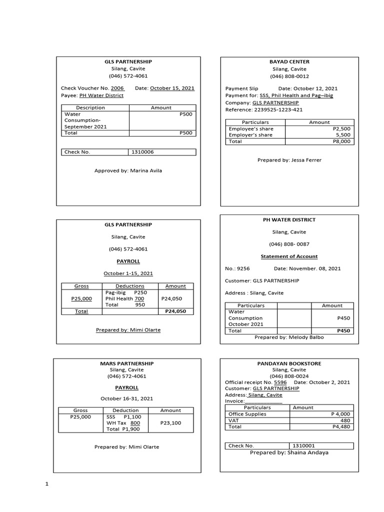 GLS - Receipt and Checks | PDF | Receipt | Public Finance