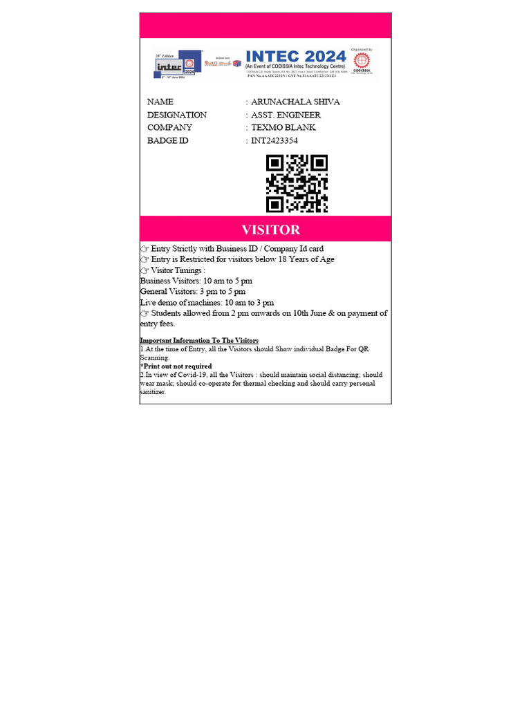 INTEC 2024 - PrintDate - 2024 - 06 - 08 | PDF | Business | Finance ...