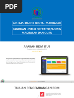 Manual Book RDM 2022 (Akun Guru) | PDF