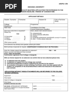 UWL Extension Application Guidelines | PDF | Information