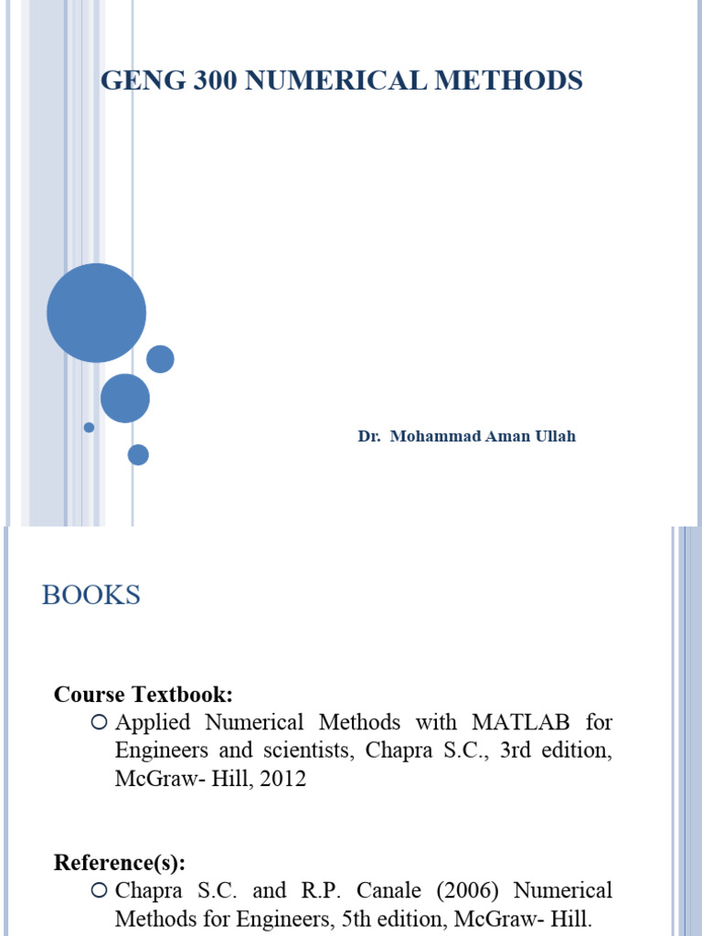 1-Modeling, Computers, and Error Analysis | PDF | Numerical Analysis | Accuracy And Precision