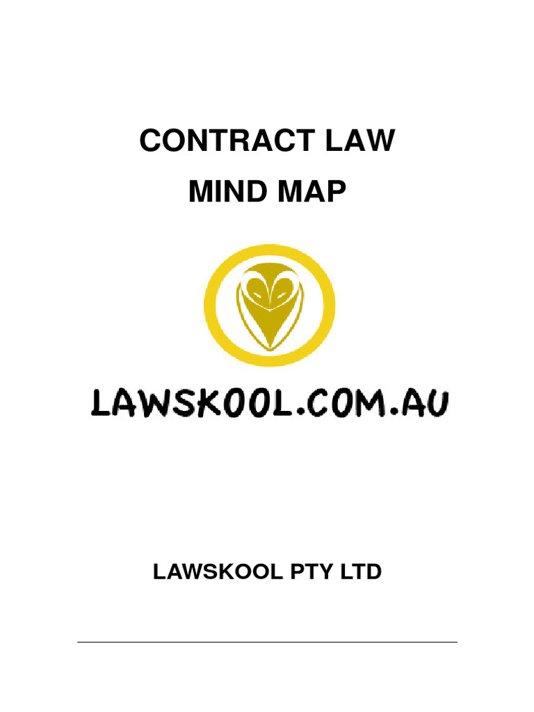 Contract Law Mind Map - Sample | PDF