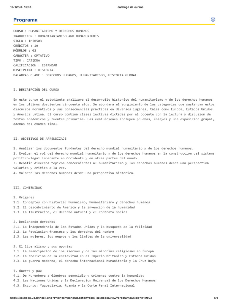 Humanitarismo | PDF | Ciencias Políticas | Etica social