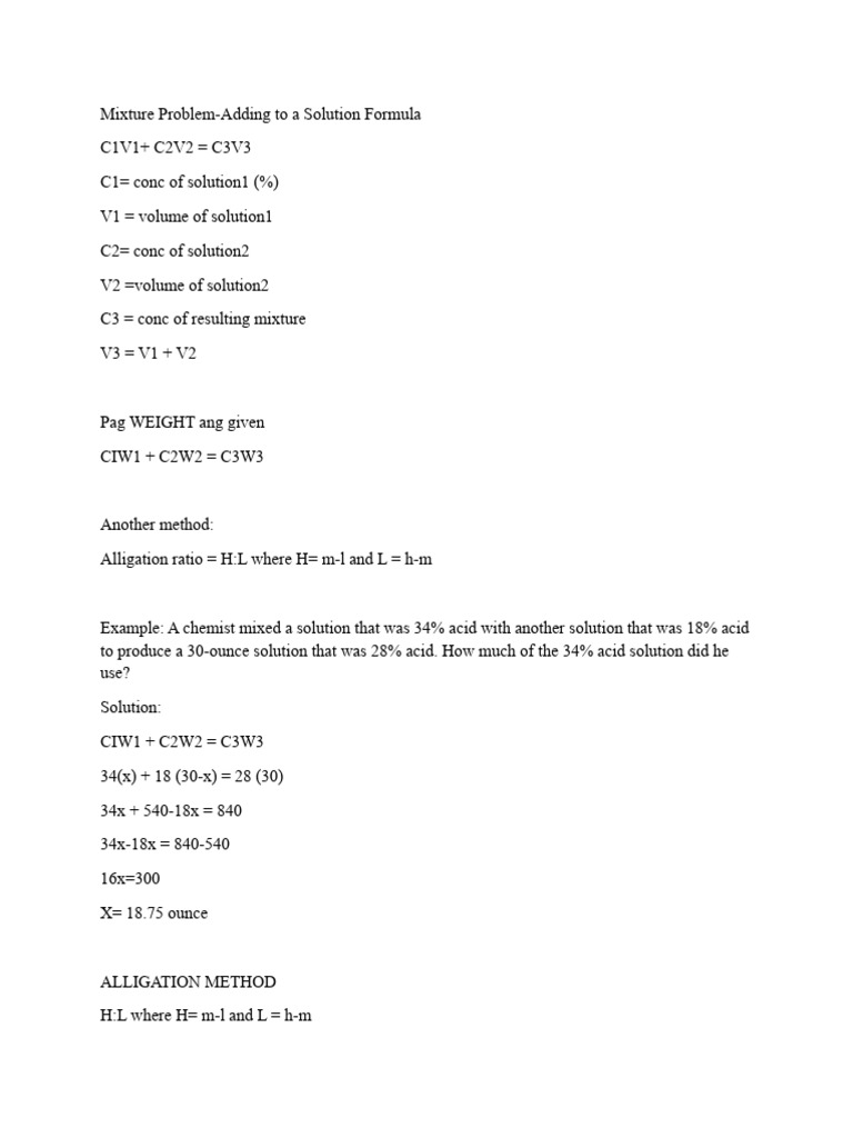 Word Problem Reviewer | PDF | Speed | Interest