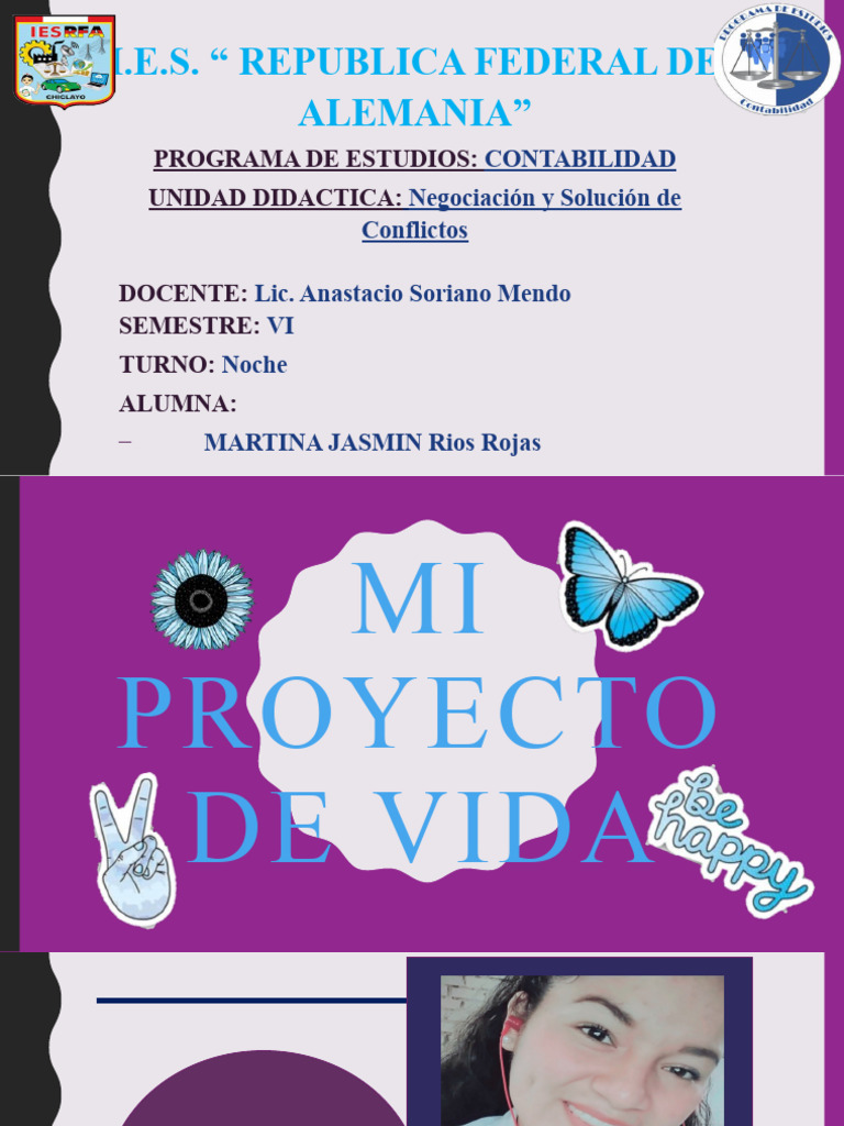 Mi Proyecto de Vida | PDF | Autosuperación
