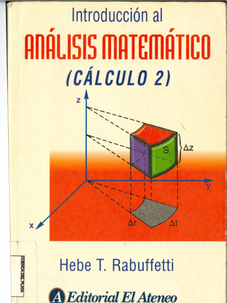 Rabuffetti H. Introduccion Al Analsis Matematico Calculo 2 Cap. 1 | PDF