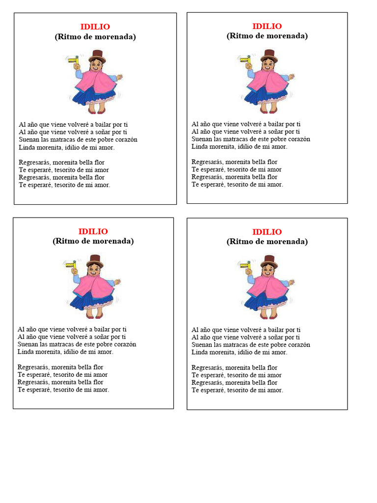 Idilio Cancion | PDF