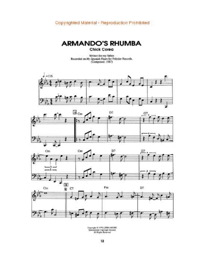 Chick Corea Jazz | PDF