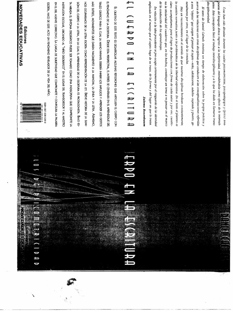 Calmels Daniel El Cuerpo en La Escritura | PDF