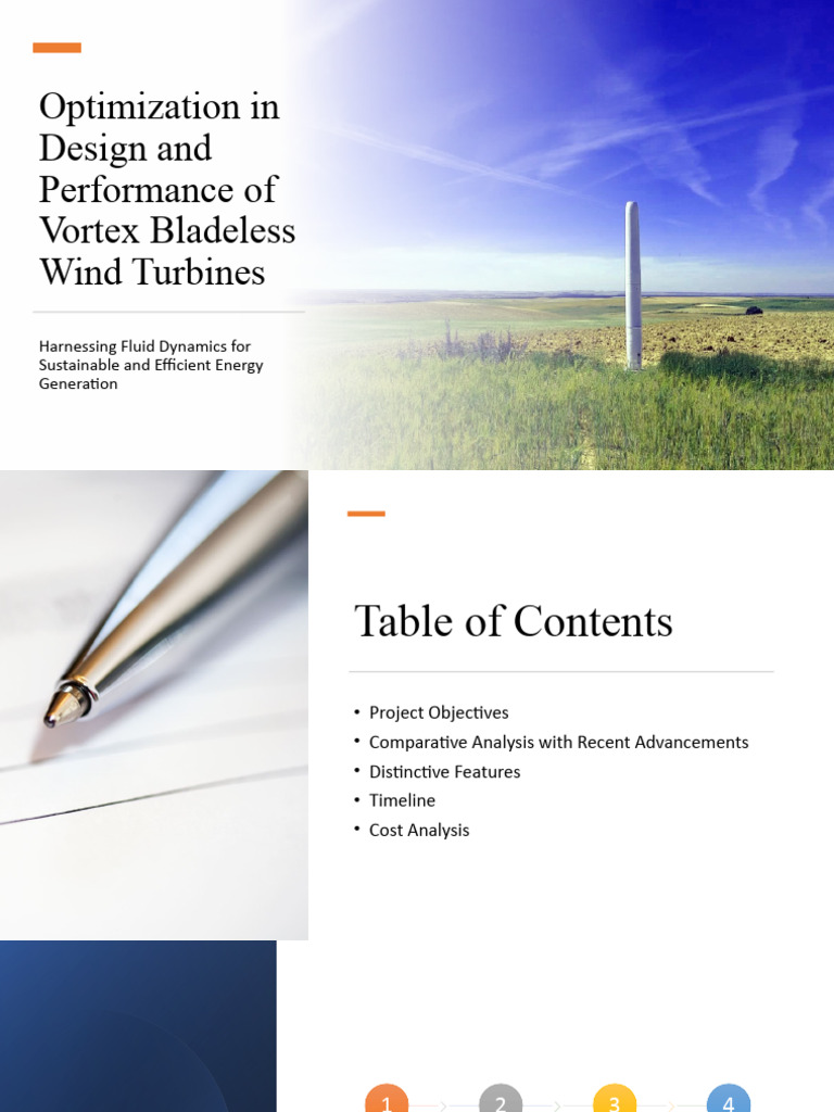 Vortex Bladeless Wind Turbine | PDF | Renewable Energy | Wind Turbine