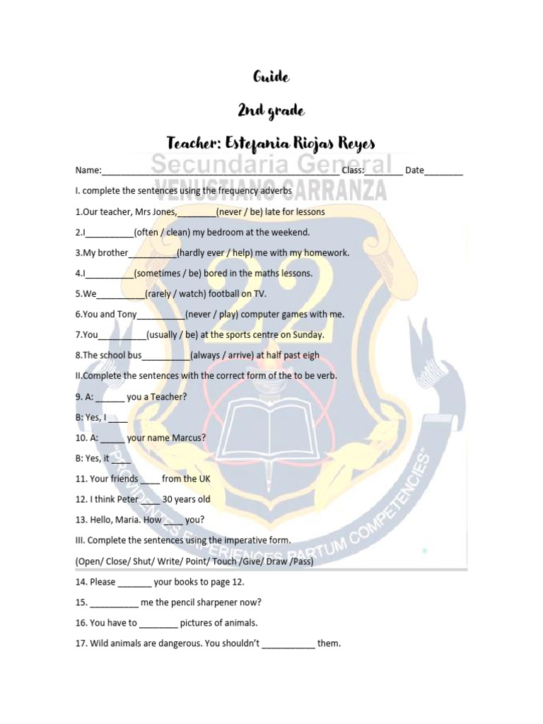 Guide 2nd Grade | PDF