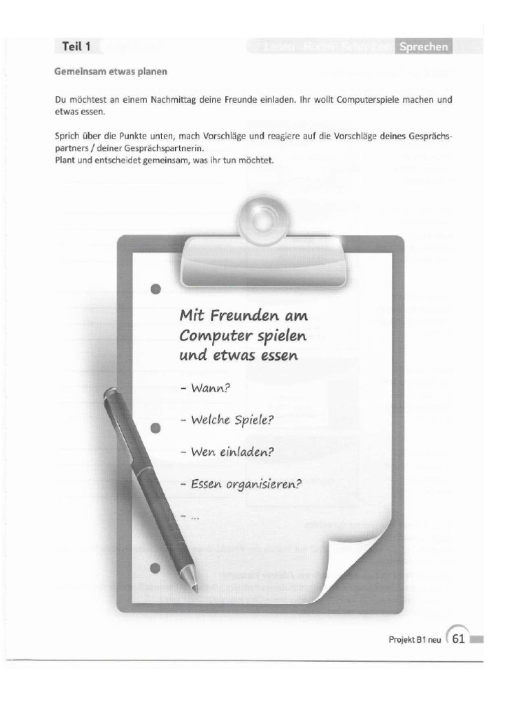 Sprechen B1 - 2 | PDF