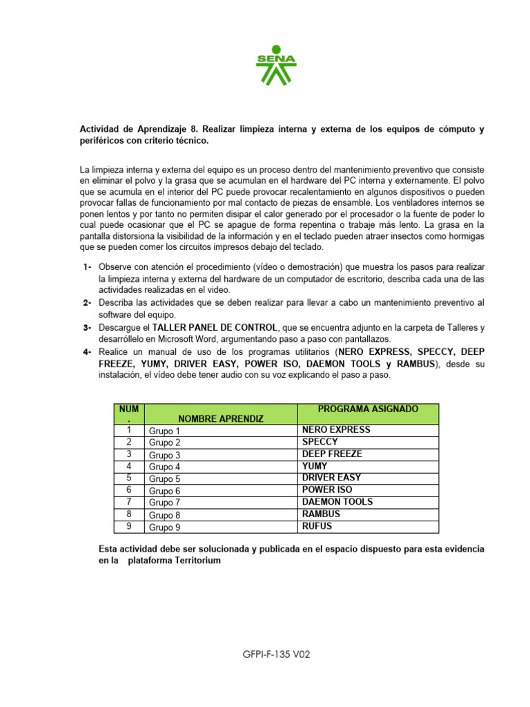Actividad | PDF | Hardware de la computadora | Ingeniería Informática