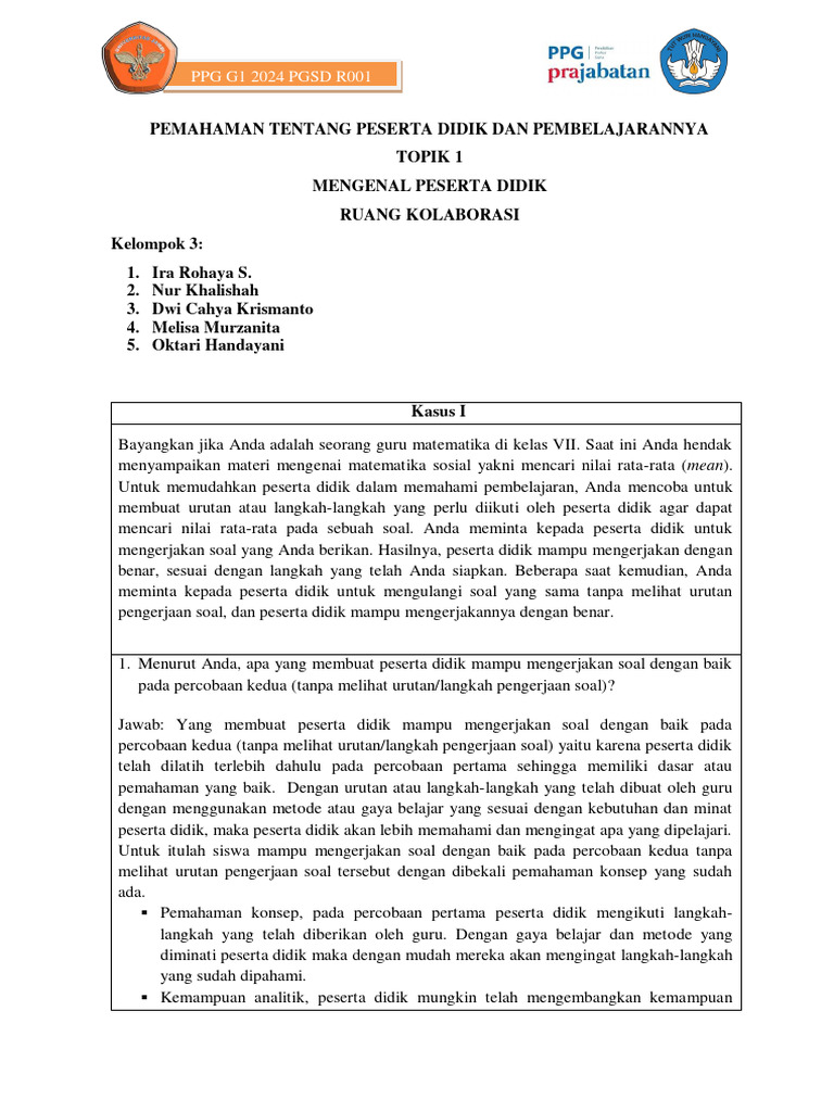 T1 Ruang Kolaborasi Kelompok 3 | PDF