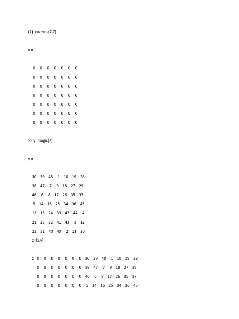 Matlab H.W | PDF | Trigonometric Functions | Lie Groups