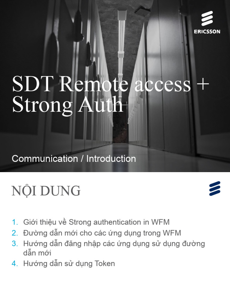 Gioi Thieu Ve SDT Strong Authentication | PDF