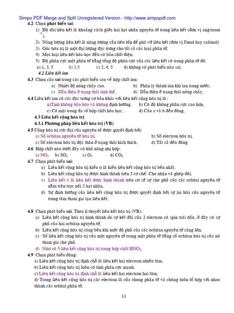 Tailieuxanh BT TN HDC Chuong4 Split 1 3128 | PDF