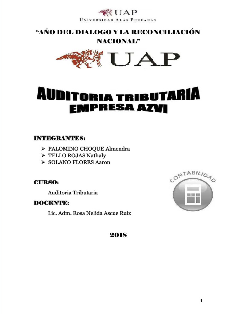 PDF Auditoria Tributaria Caso Practico Compress | PDF | Contabilidad ... PDF Auditoria Tributaria Caso Practico Compress | PDF | Contabilidad ...