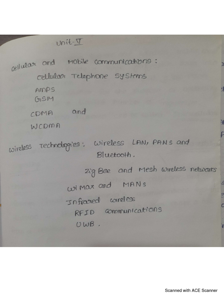 Pec Unit 5 | PDF