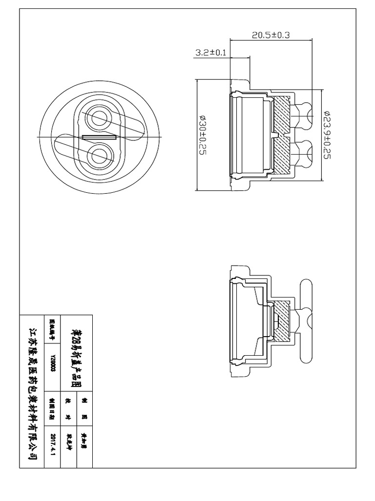 Drawing of PP Port - Style A | PDF