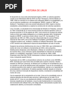 Línea de tiempo de Linux hasta 2024 | PDF | Unix | Distribución de Linux