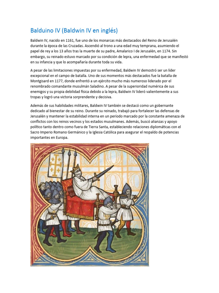 Balduino IV | PDF