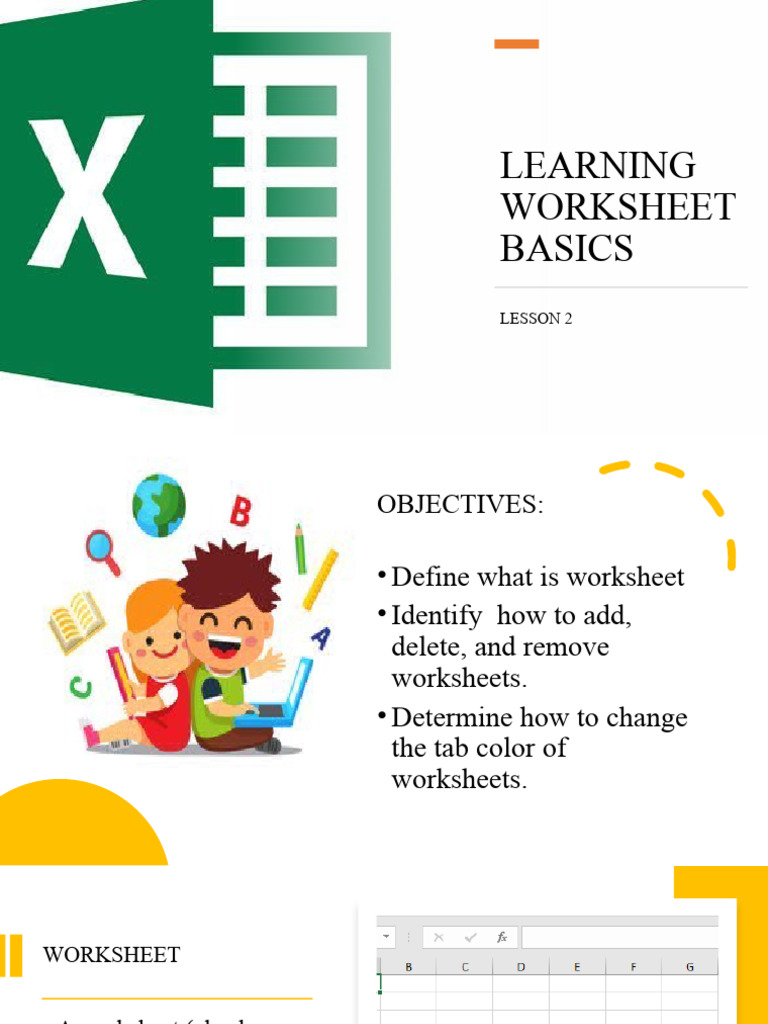 Lesson 2 - Learning Worksheet Basic | PDF