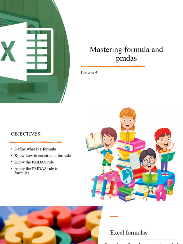 Lesson 5 - Mastering Formula and Pmdas | Download Free PDF | Formula ...