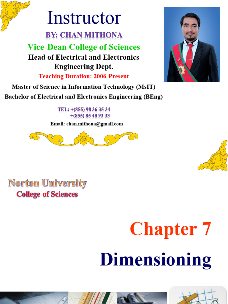 Chapter 07 Dimensioning | PDF | Angle | Curve