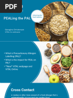 NAC Food Allergen Menu Matrix SAMPLE May 2024 | PDF | Food Allergy ...