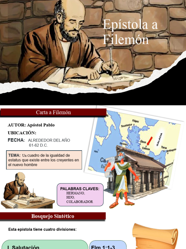 8 Carta A Filemón | PDF | Pablo el apóstol | Jesús