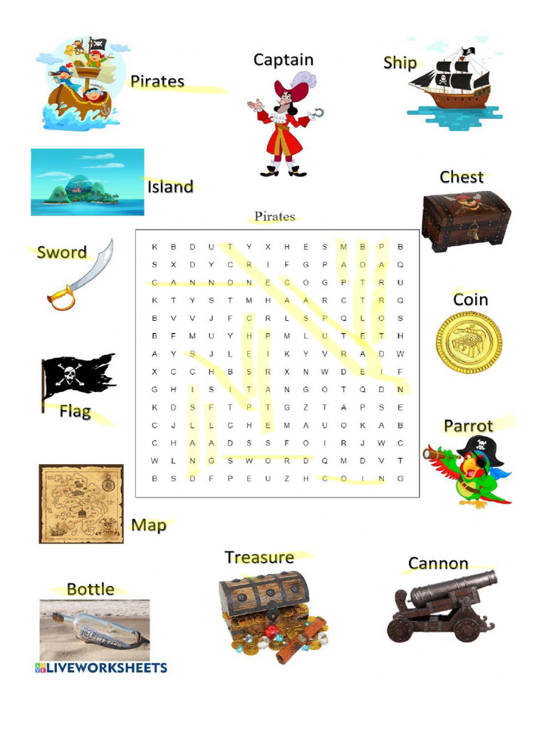 Pirate Wordsearch | PDF