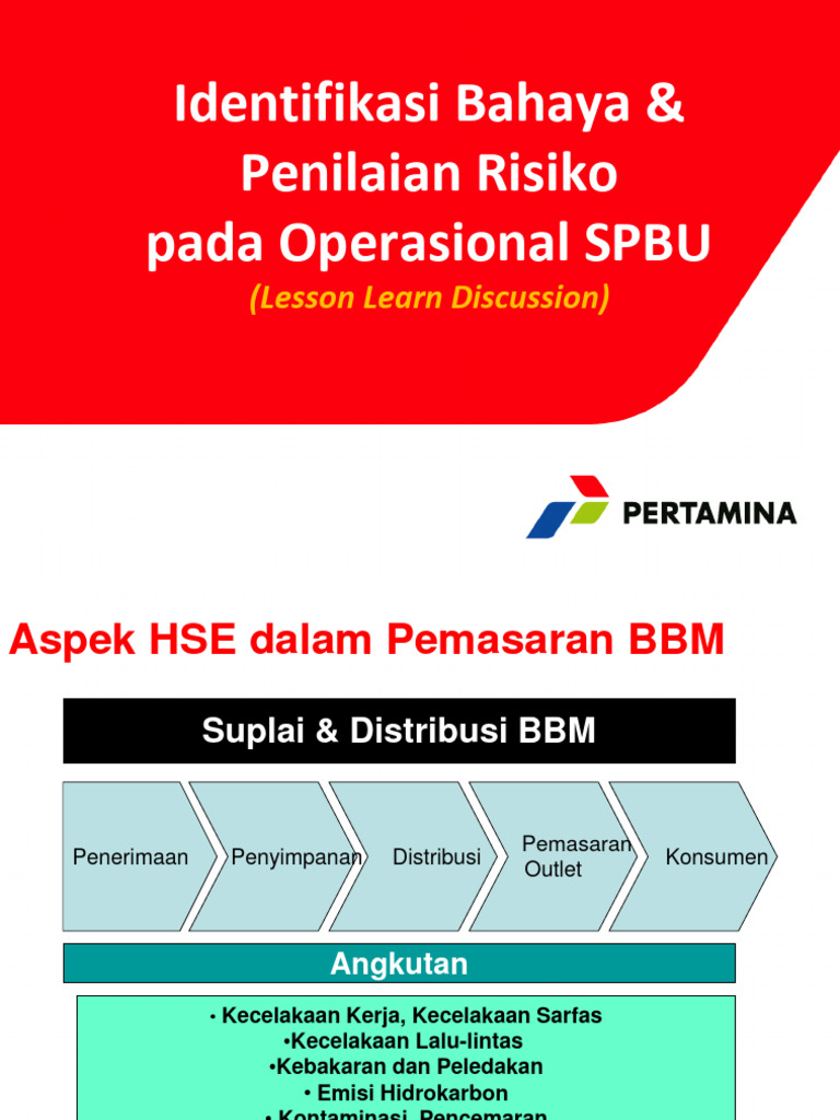 Identifikasi Risiko Operasional SPBU | PDF