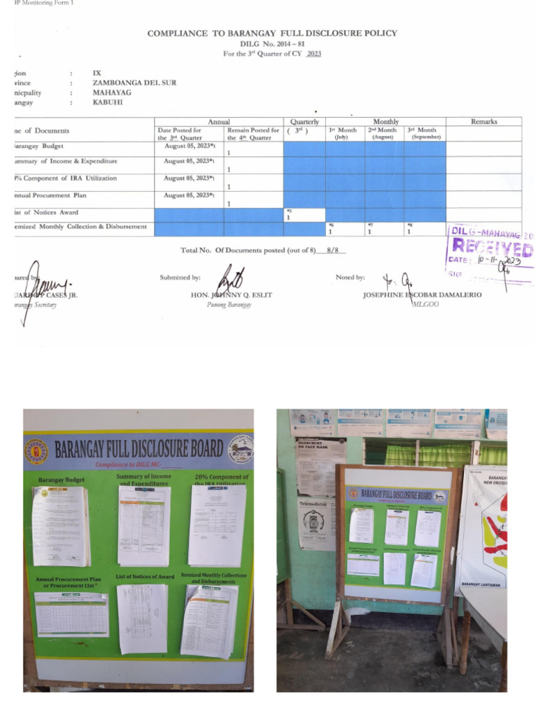 BFDP - 1ST Quarter Report | PDF