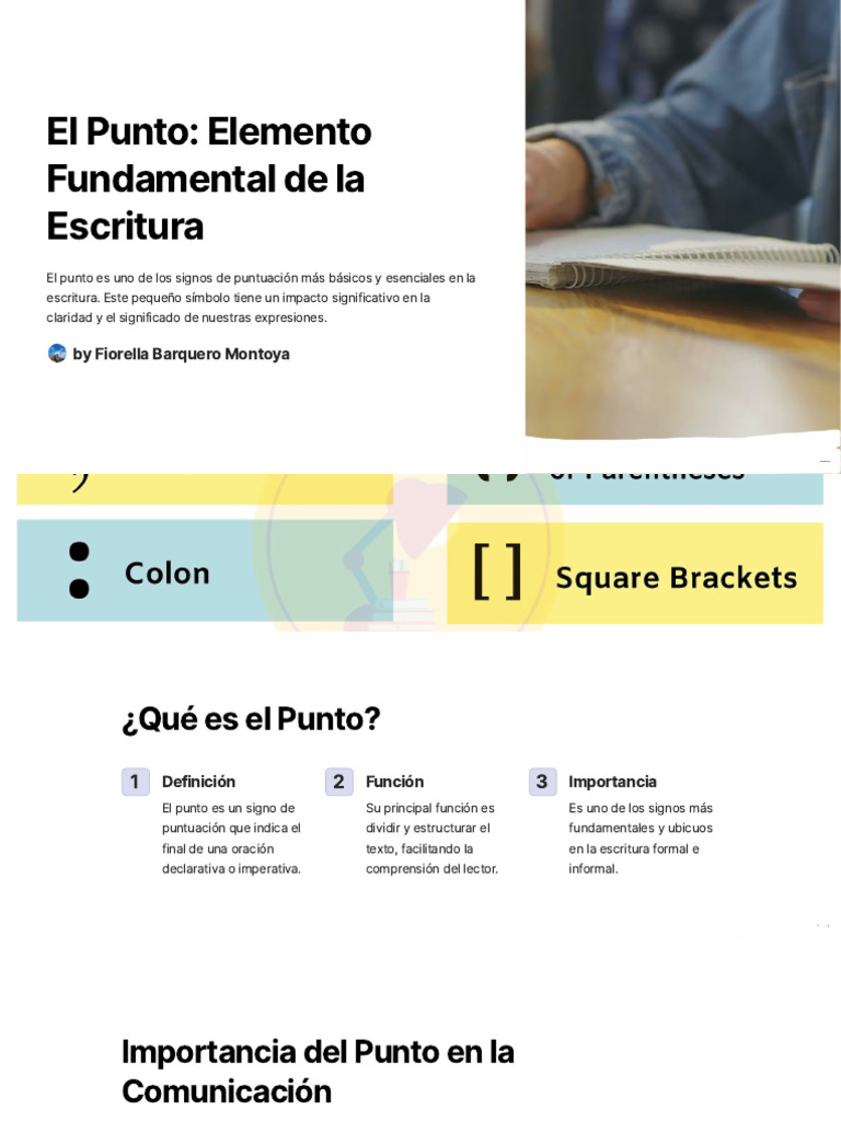 El punto | PDF | Puntuación | Semiótica