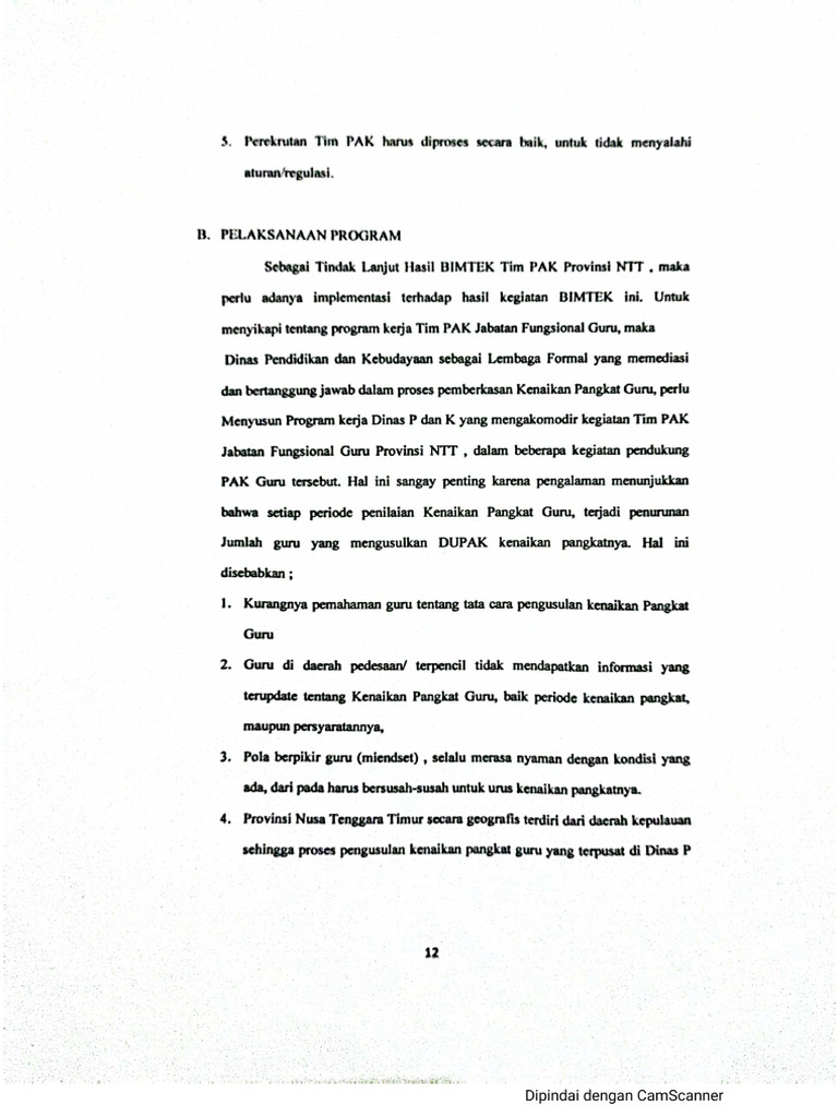 Penyamaan Presepsi Penilaian Dupak | PDF