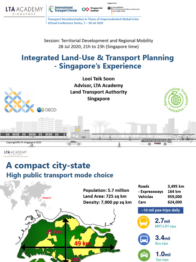 Integrated Land Use Transport Planning Singapore Lta | PDF | Singapore | World Politics