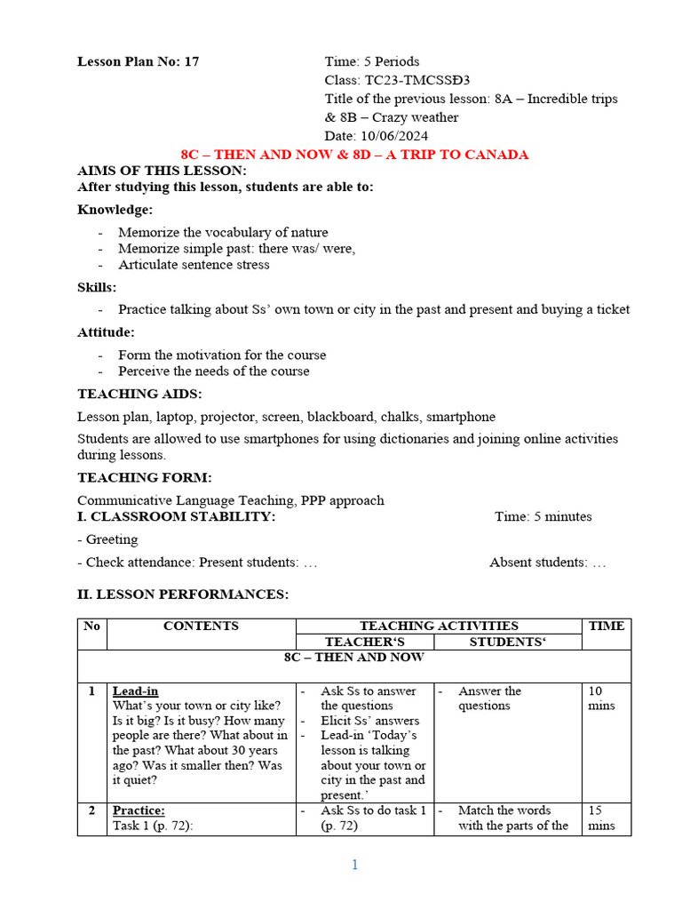 Lesson Plan - TC23-TMCSS 10-06-2024 | PDF | Teachers | Lesson Plan